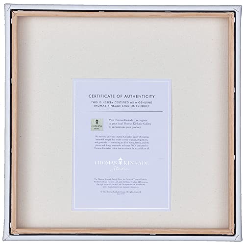 Thomas Kinkade Mickey and Minnie Lighthouse Cove 14" x 14" Gallery Wrapped Canvas Art | Frameless Room Wall Art | Certificate of Authenticity Included