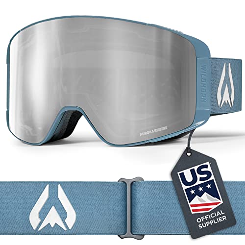 Wildhorn Pipeline Ski Goggles Men Women OTG Anti-FogScratch Snowboard Goggles-US Ski Team Official Supplier-100% UV Swap Lens