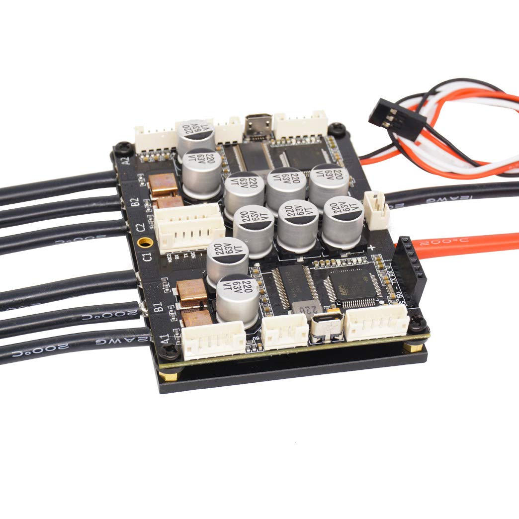TOLINE Flipsky Dual FSESC4.20 Plus (Based on VESC) with Anodized Aluminum Heatsink, ESC Skateboards Hardware, E-Bike, Longboards Skateboarding Retrofit Accessories