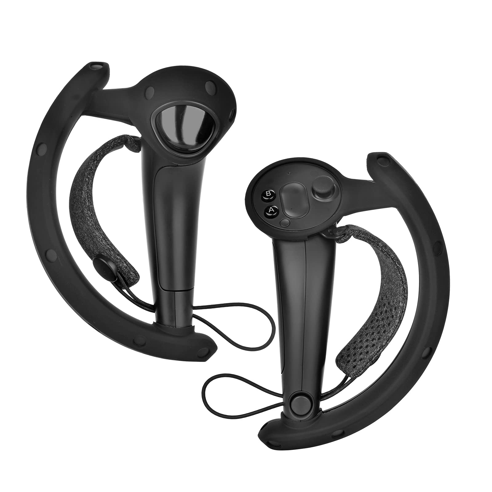 VR Controller Grips Cover Accessories for Valve Index, Valve Index Accessories Sweatproof Anti Collision(Black)