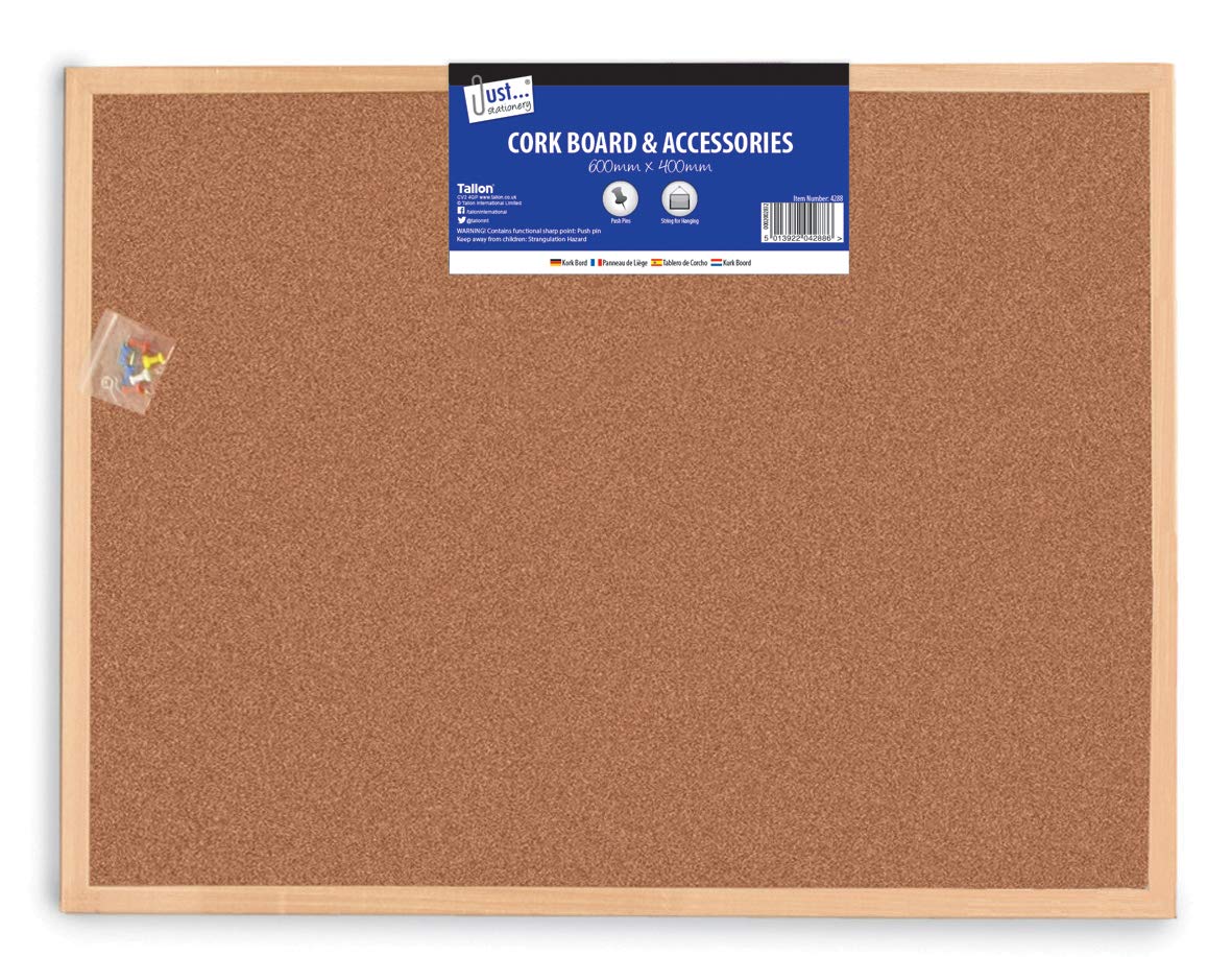 Tallon Just Stationery 400x600mm Cork Board 4288