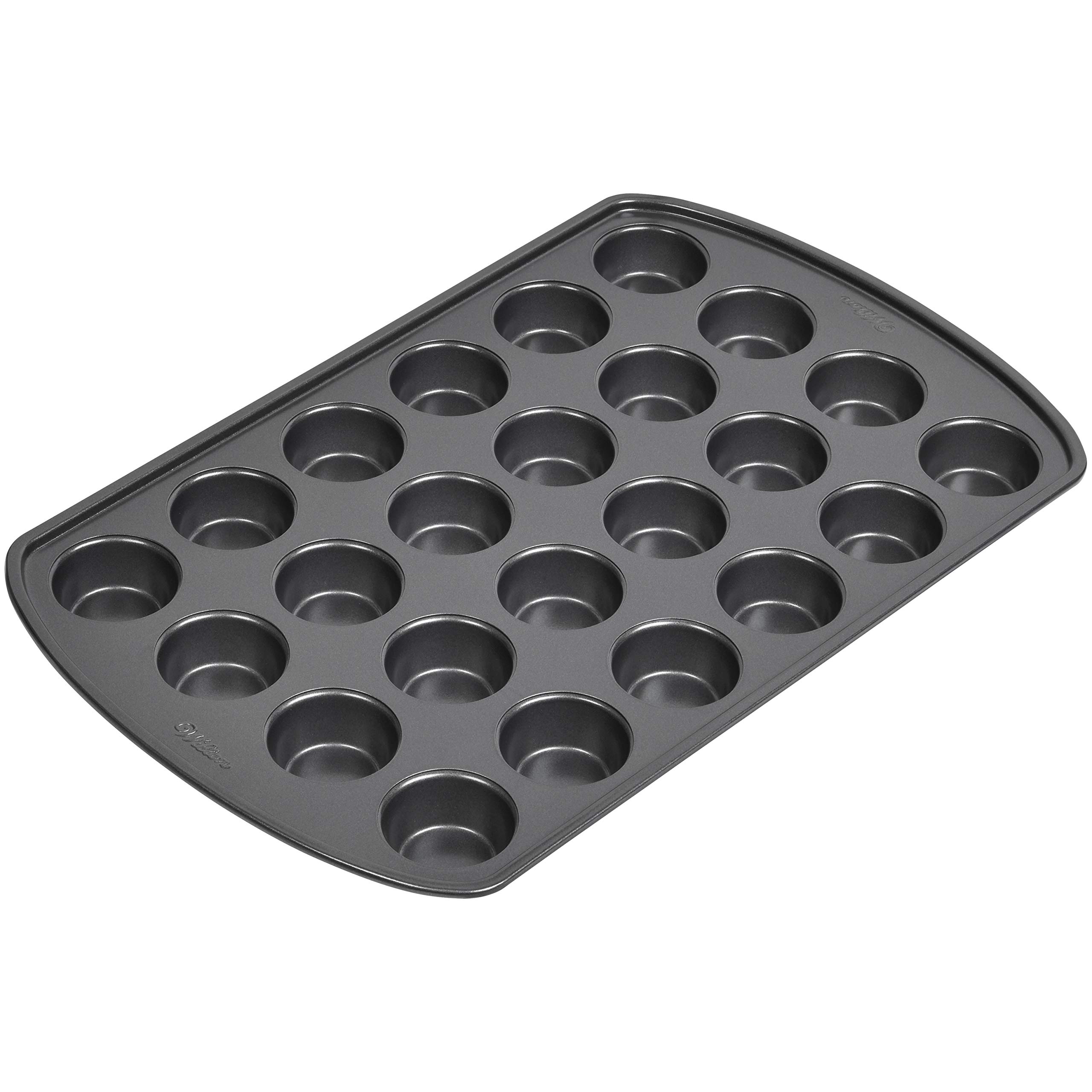 Wilton Perfect Results Premium Non-Stick Mini and Standard Muffin Pan Set of 2, Steel