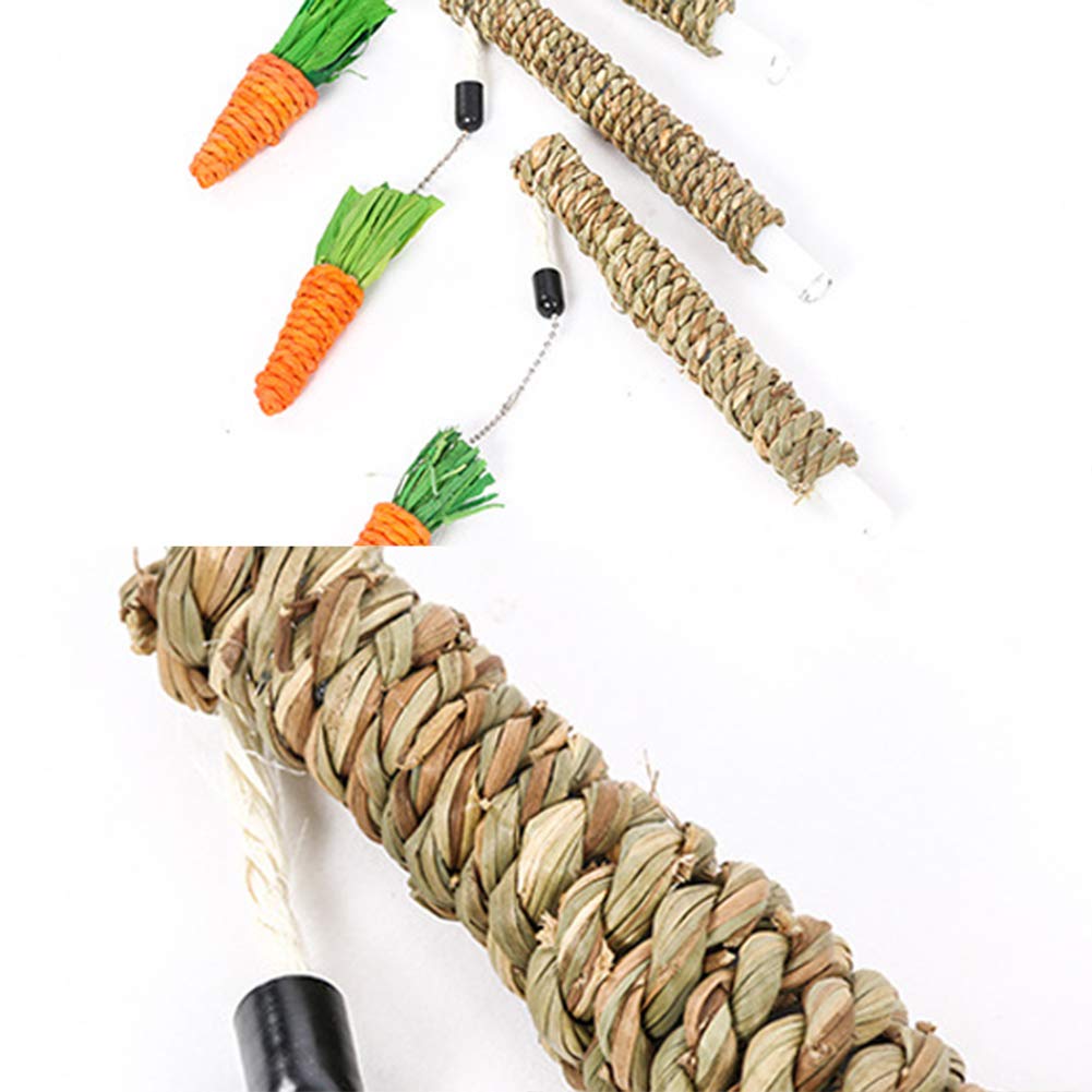 yanbirdfx Cat Scratcher Tree Shape Hanging Carrot Scratch-Resistant Post Toy Pet Supplies