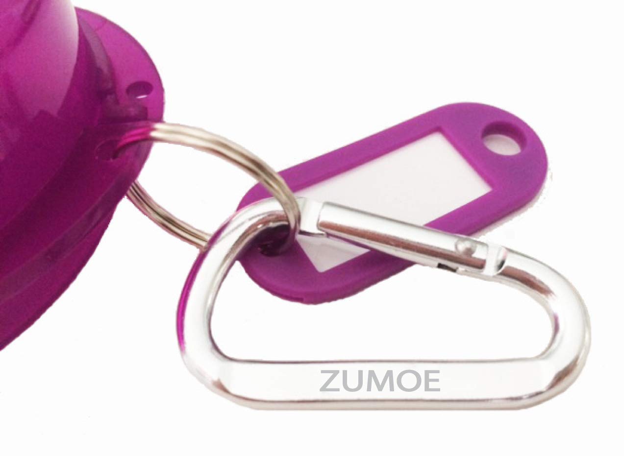 Zumoe Lacrosse Mouthguard Case Retainer Case - Lacrosse Sticks (Purple)