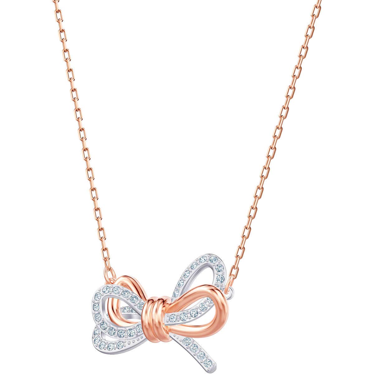 SWAROVSKI Lifelong Bow Pendant Necklace White One Size