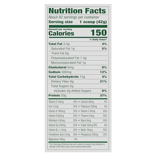 Vega Organic All-in-One Vegan Protein Powder, Chocolate - Superfood Ingredients, Vitamins for Immunity Support, Keto Friendly, Pea Protein for Women & Men, 61.8 Oz (Packaging May Vary)
