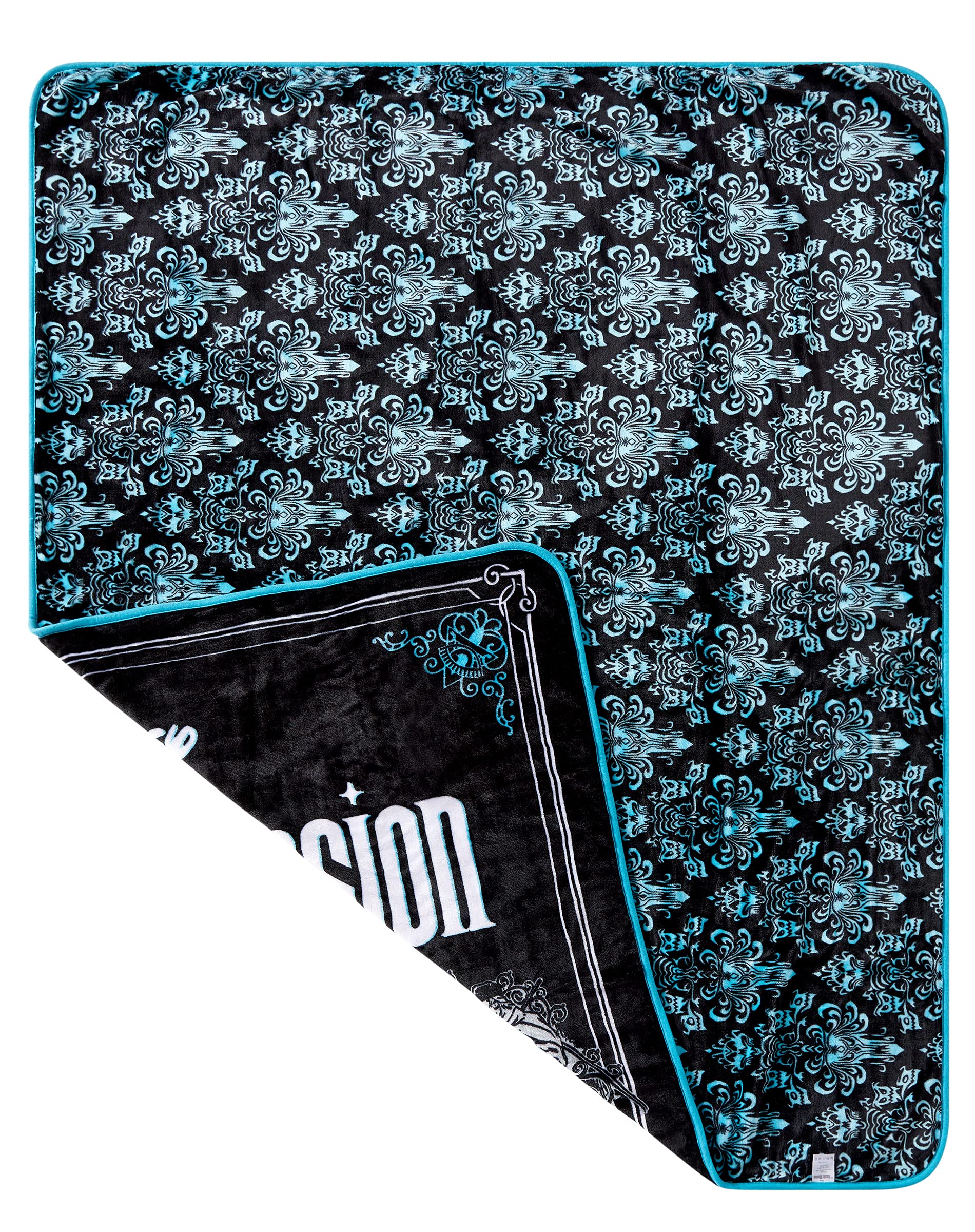 Spirit Halloween Reversible Disney The Haunted Mansion Fleece Blanket