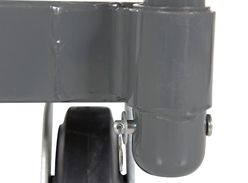 Vestil ECSPT-2448 Steel Smooth Deck Platform Truck 24 In. x 48 In. 2000 Lb. Capacity Black