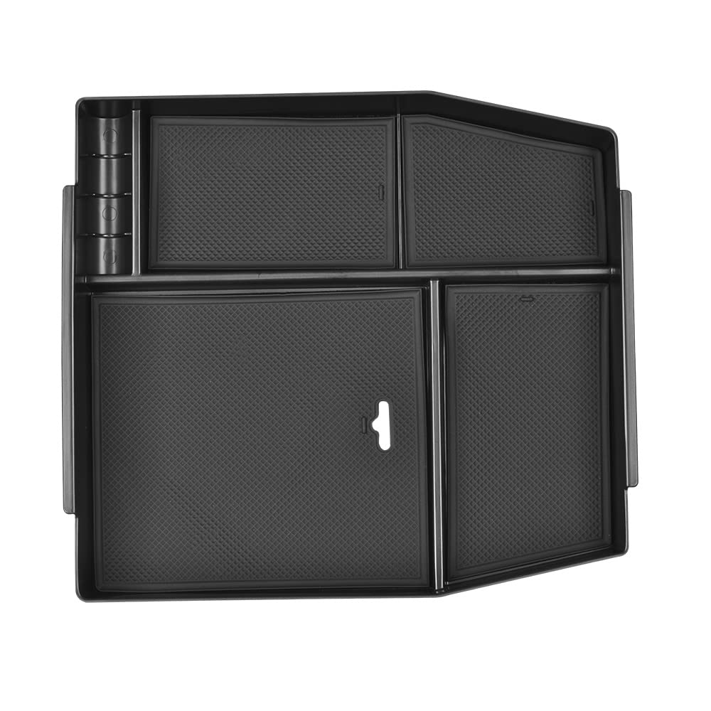 Vesul Center Console Armrest Storage Box Compatible with Ford F-150 F150 2015 2016 2017 2018 2019 ABS Tray Insert Organizer Glove Pallet