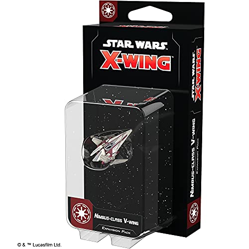 Star Wars X-Wing 2nd Edition Miniatures Game Nimbus-Class V-Wing EXPANSION PACK | Strategy Game for Adults and Teens | Ages 14+ | 2 Players | Average Playtime 45 Minutes | Made by Atomic Mass Games