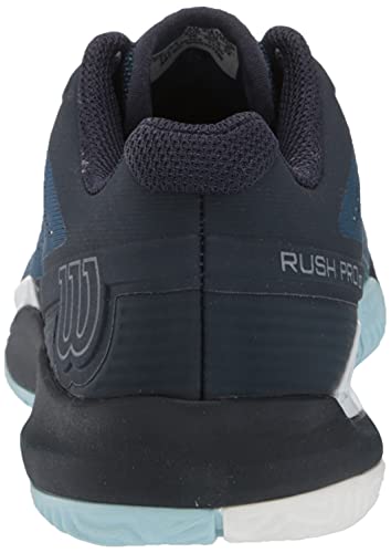Wilson Women's Rush PRO 3.5 W Tennis Shoe, Majolica Blue/Outerspace/White, 6