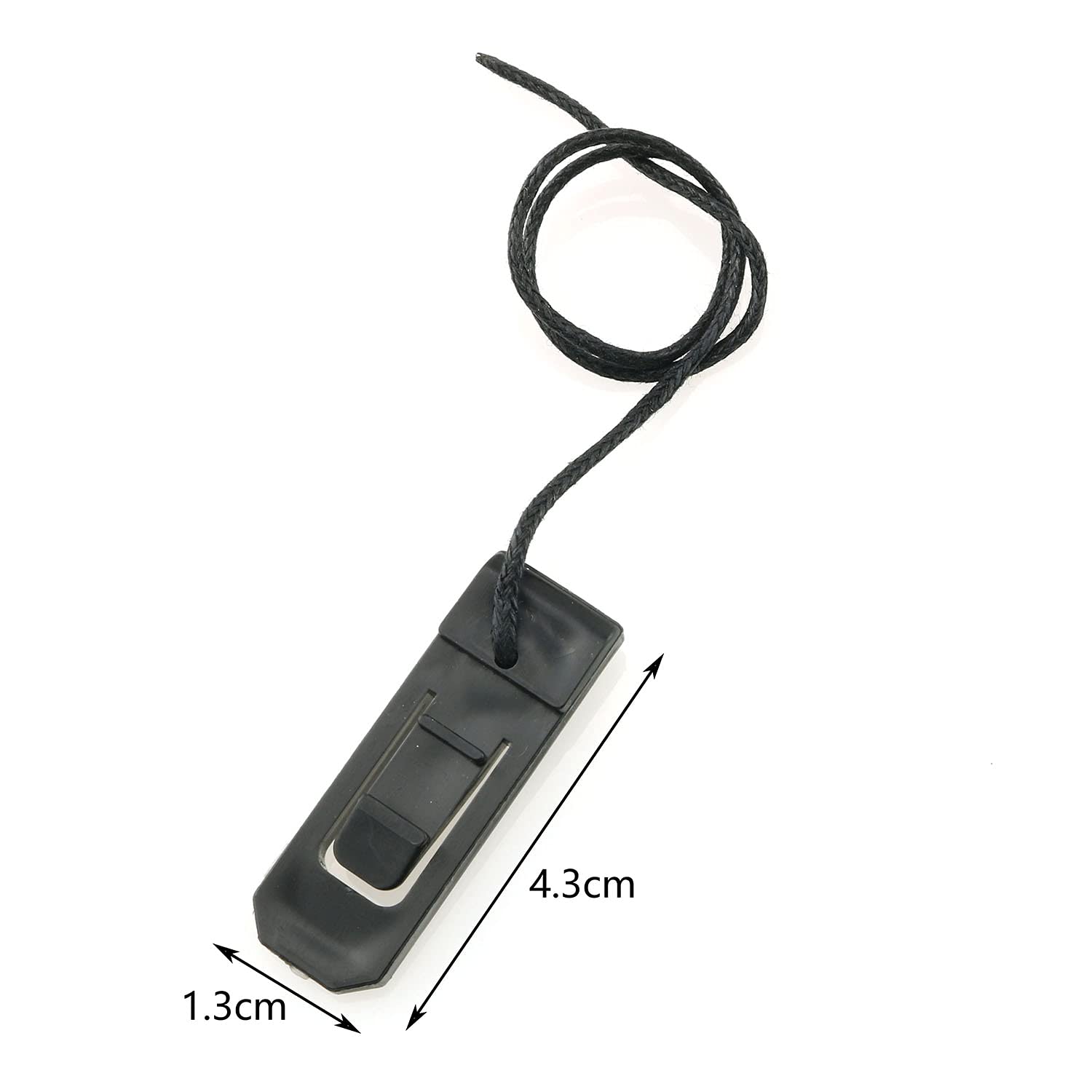 YHXiXi 4PCS Surfboard Fin Clips Surfing Watershed Fin Clip Paddle Board Surfboard Tail Clip Long Board Surf Fins Inflatable, Sup, Fixed Fin Accessory 4.3x1.3cm, Black