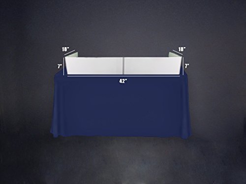 Tabletop DJ Facade by Dragon Frontboards: Short White Acrylic 4' Tabletop Facade