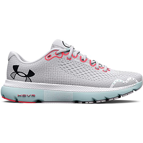 Under Armour Women's HOVR Infinite 4 Running Shoe, (102) White/Fuse Teal/Black, 10