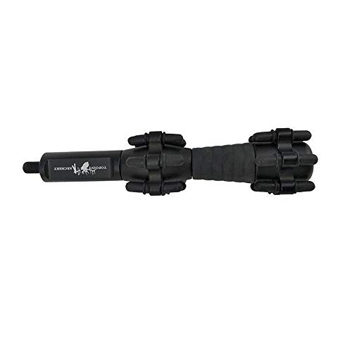 zzuus Archery Stabilizer 6.5" Customizable Stabilizer Vibration Dampening Compound Bow Hunting Accessory