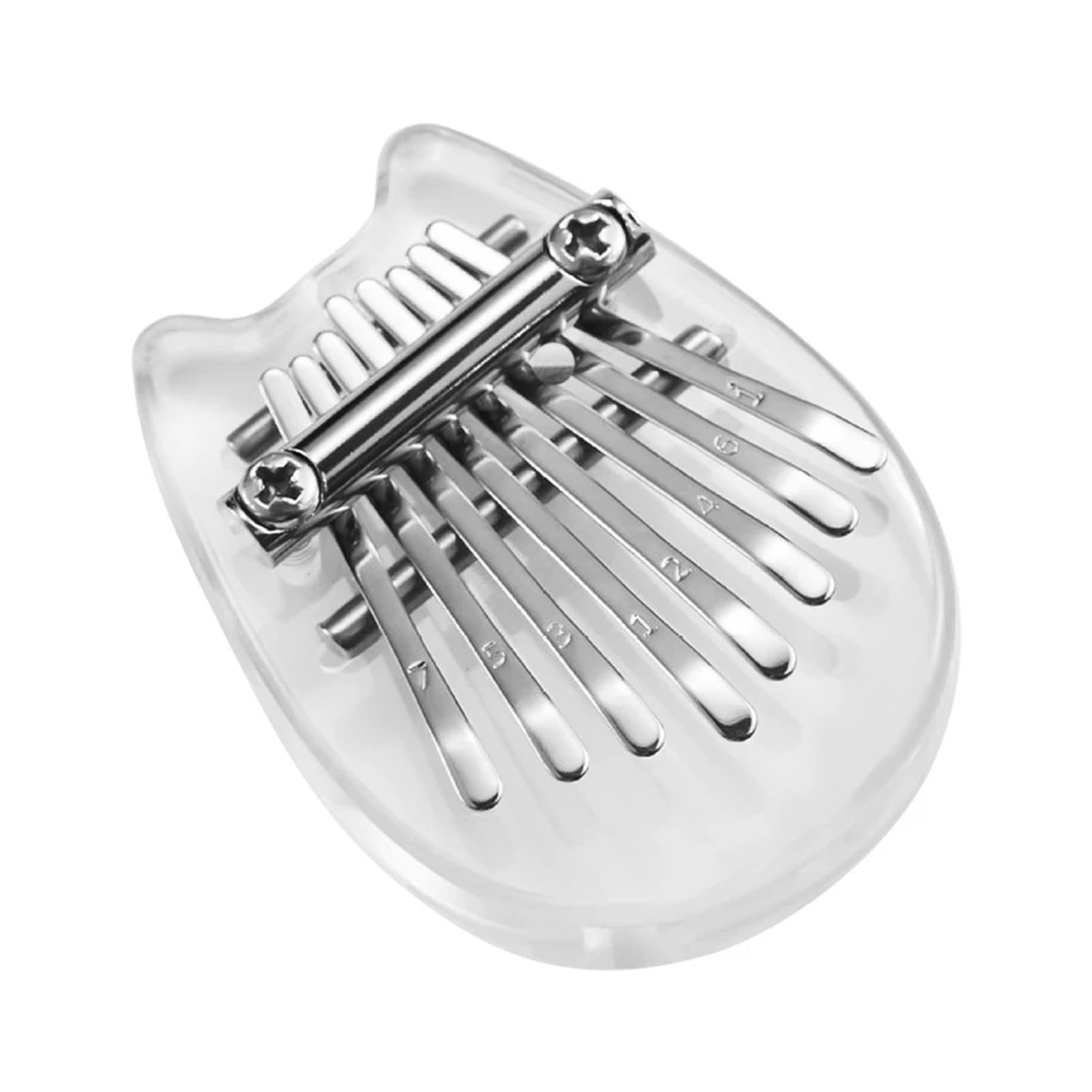 TREELF 8 Key Mini Kalimba Thumb Piano Finger Percussion Keyboard Mini kalimba key ring
