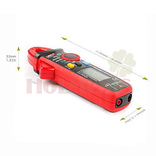 UNI-T UT211B 6000 Count True RMS 60A AC/DC 0.1mA Resolution Digital Clamp Meter Amperemeter with Resistance, Capacitance, Frequency Measurement and NCV Test