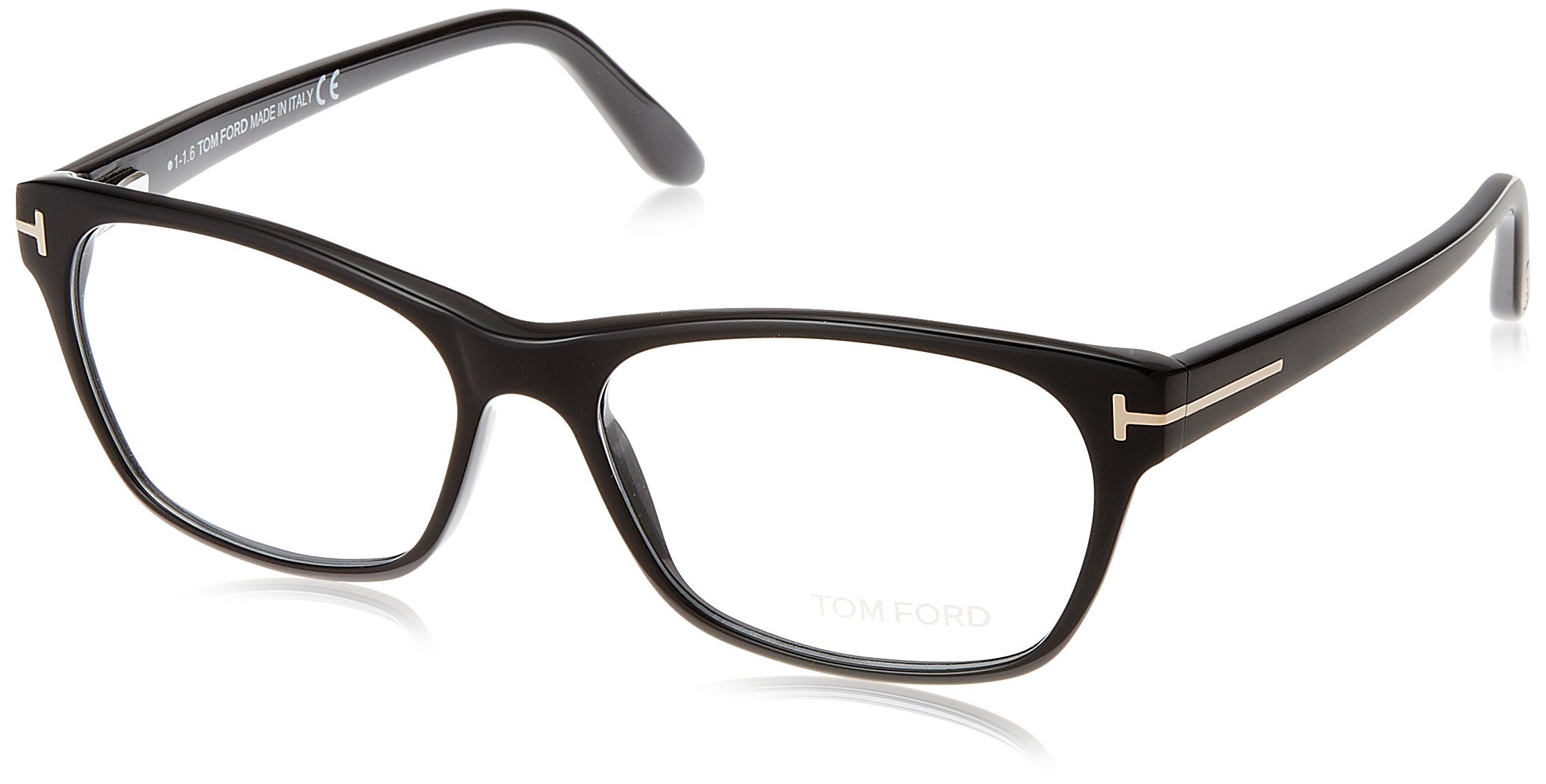 TOM FORD Women's TF 5405 001 Shiny Black Clear Butterfly Eyeglasses 54mm