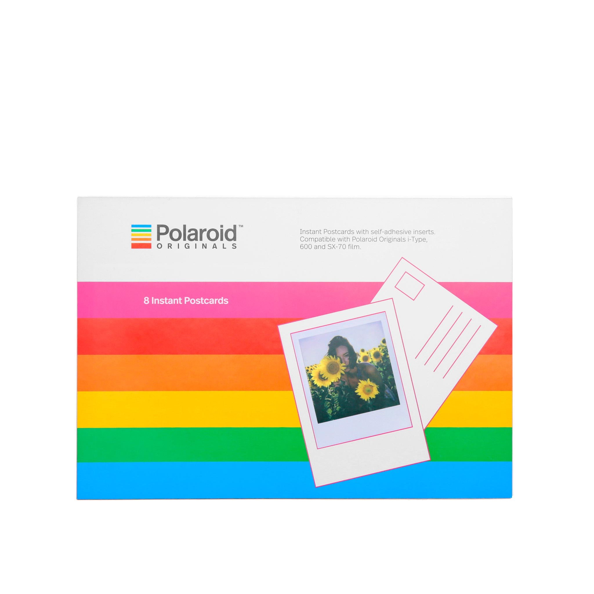 Polaroid 4755 Pack of 8 Instant Postcards, White