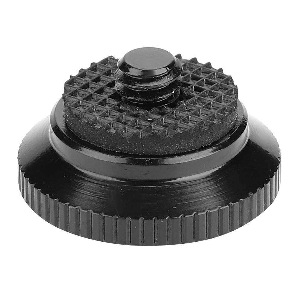 XinwoerMini Aluminium Alloy Round Quick Release Plate for Compact Action Tripod,Easy to Use(Red)