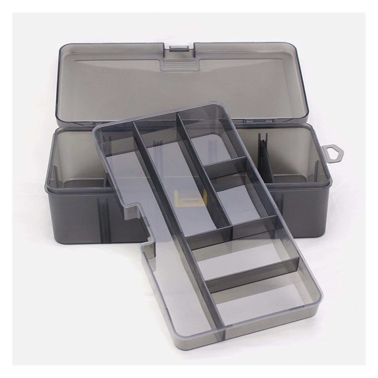 YUXI8541NO Fishing Tackle Box Double Layer Thick Lure Box Storage Box Bait Accessories Tool Box Plastic Box Fishing Gear Fishing Lure Hook Tackle Tackle Box