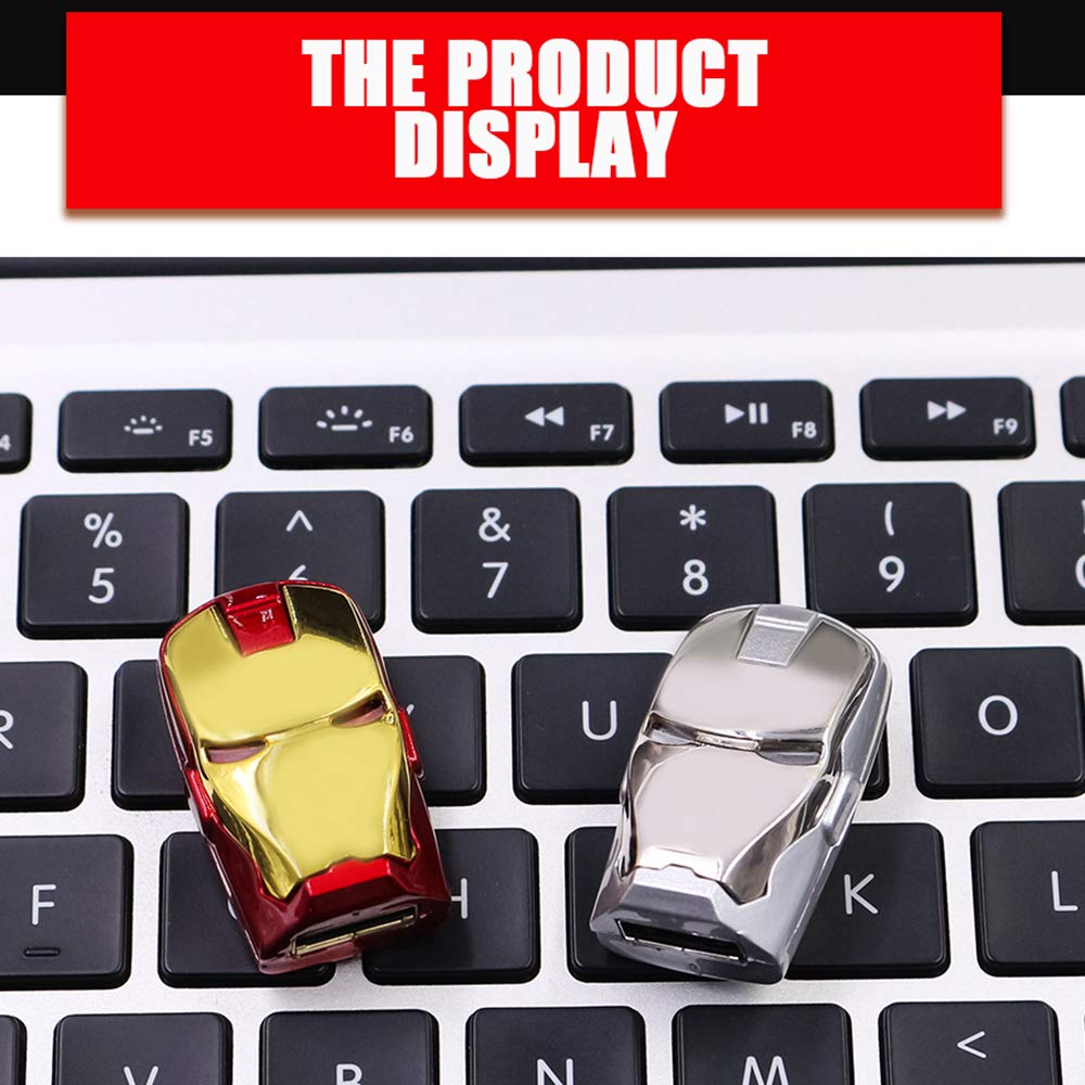 USB Flash Drive Cool Pen Drive 128gb 64gb 16gb 32gb 8gb Easy Storage Memory Card (128GB, Gold)