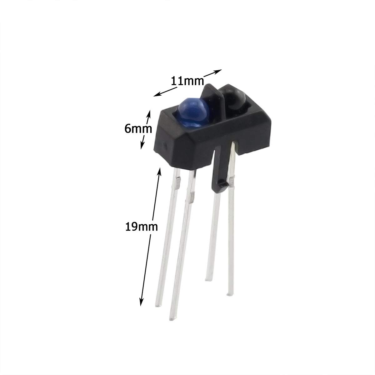ZRM&E 20pcs TCRT5000 Photoelectric Sensors Infrared Reflective Optical Sensor for Smart Car IR Photoelectric Switch
