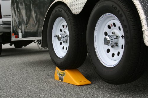 Trailer Aid Camco Tandem Tire Changing Ramp with 4.5-Inch Lift, Yellow (21000)