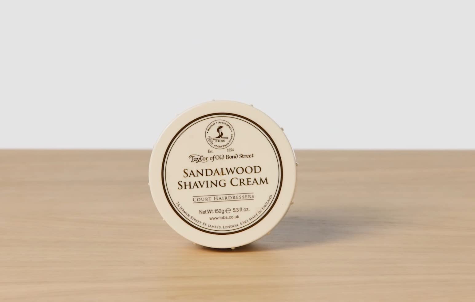 Taylor of Old Bond Street Sandalwood Shaving Cream Bowl, 5.3-Ounce
