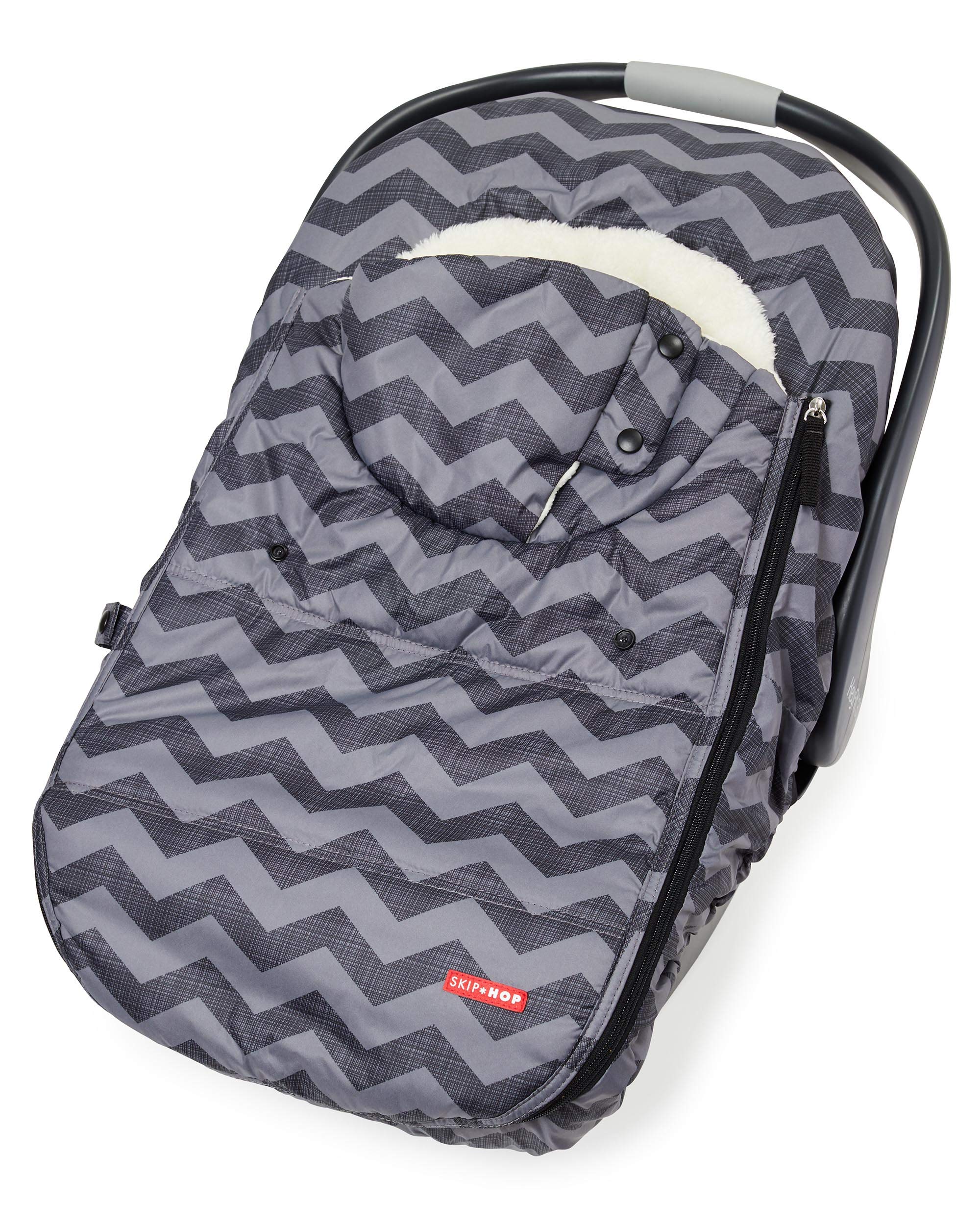 Skip Hop Winter Car Seat Cover, Stroll & Go, Tonal Chevron