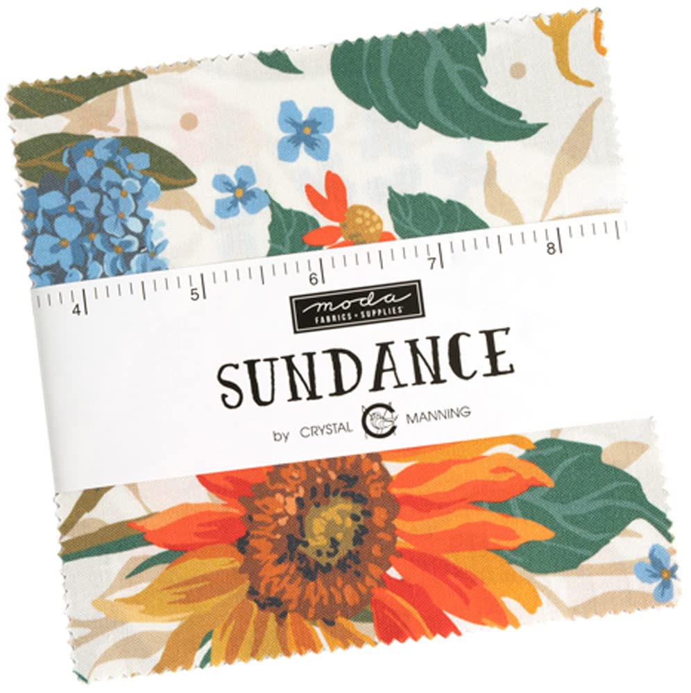 Sundance Charm Pack by Crystal Manning; 42-5" Precut Fabric Quilt Squares