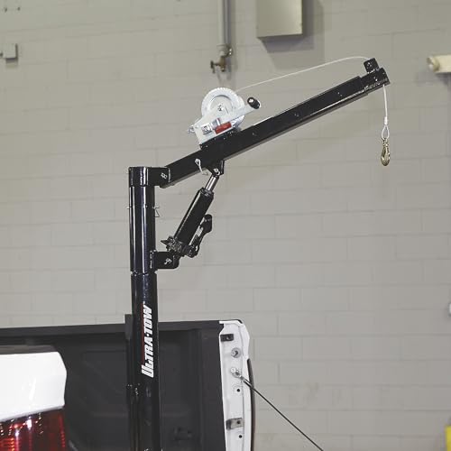 Ultra-Tow Pickup Truck Crane with Hand Winch - 1000-Lb. Capacity
