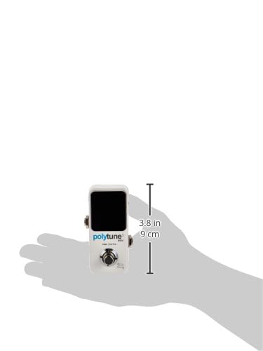 TC Electronic POLYTUNE 3 Ultra-Compact Polyphonic Tuner with Multiple Tuning Modes and Built-In BONAFIDE BUFFER