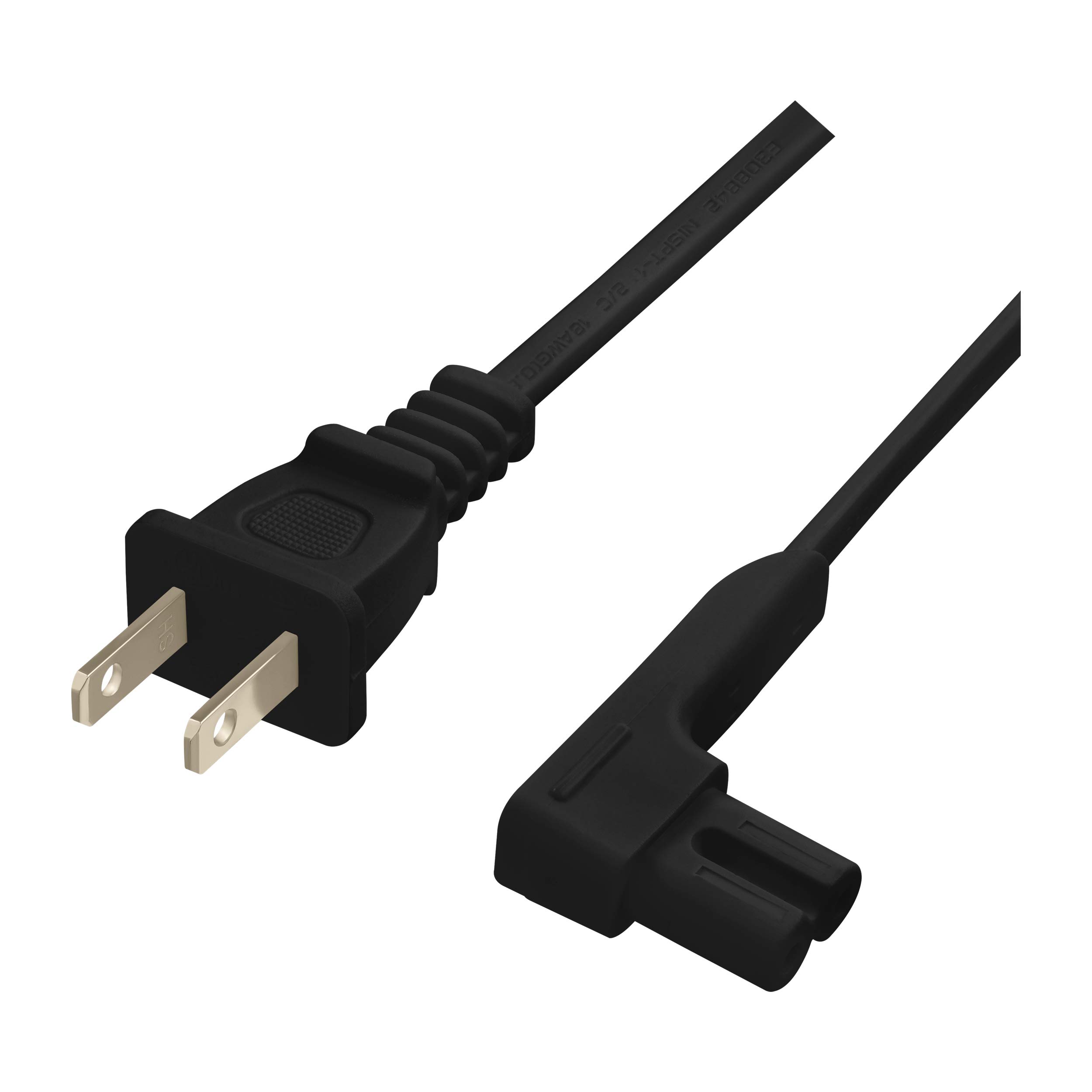 Vebner 16-Foot Power Cord Compatible with Sonos One, Sonos One SL, Sonos Play-1 Speakers - Power Plug Cable (Extra Long, Black)