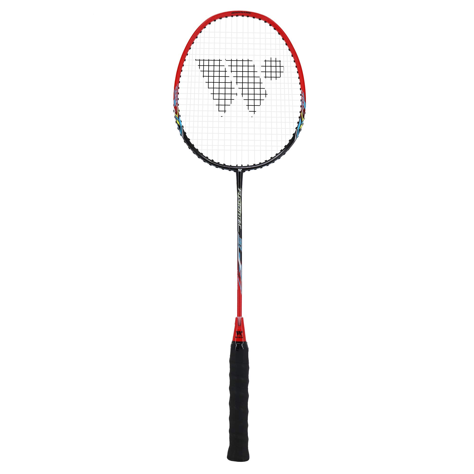 WISH FusionTec 917 β Badminton Racket and Case β Includes 1 Badminton Racket and 1 Badminton Bag β Excellent Badminton Grip β Great for Competitive Badminton Games, Red