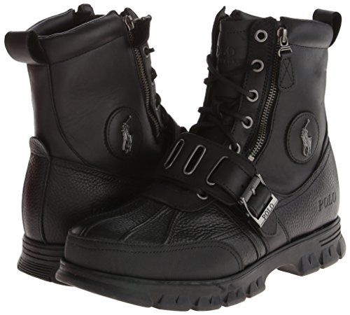 POLO RALPH LAUREN Men's Andres Iii, Black/Black, 10 D US