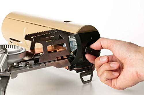 Snow Peak's Home & Camp Burner, Khaki, GS-600KH-US, Designed in Japan, Lifetime Product Guarantee, Lightweight and Compact for Camping, Stable Base for Cooking, One Size
