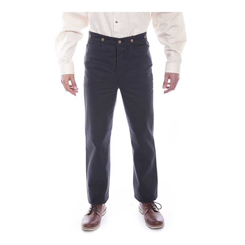 Scully Men's Rangewear Canvas Pant, Black, 31
