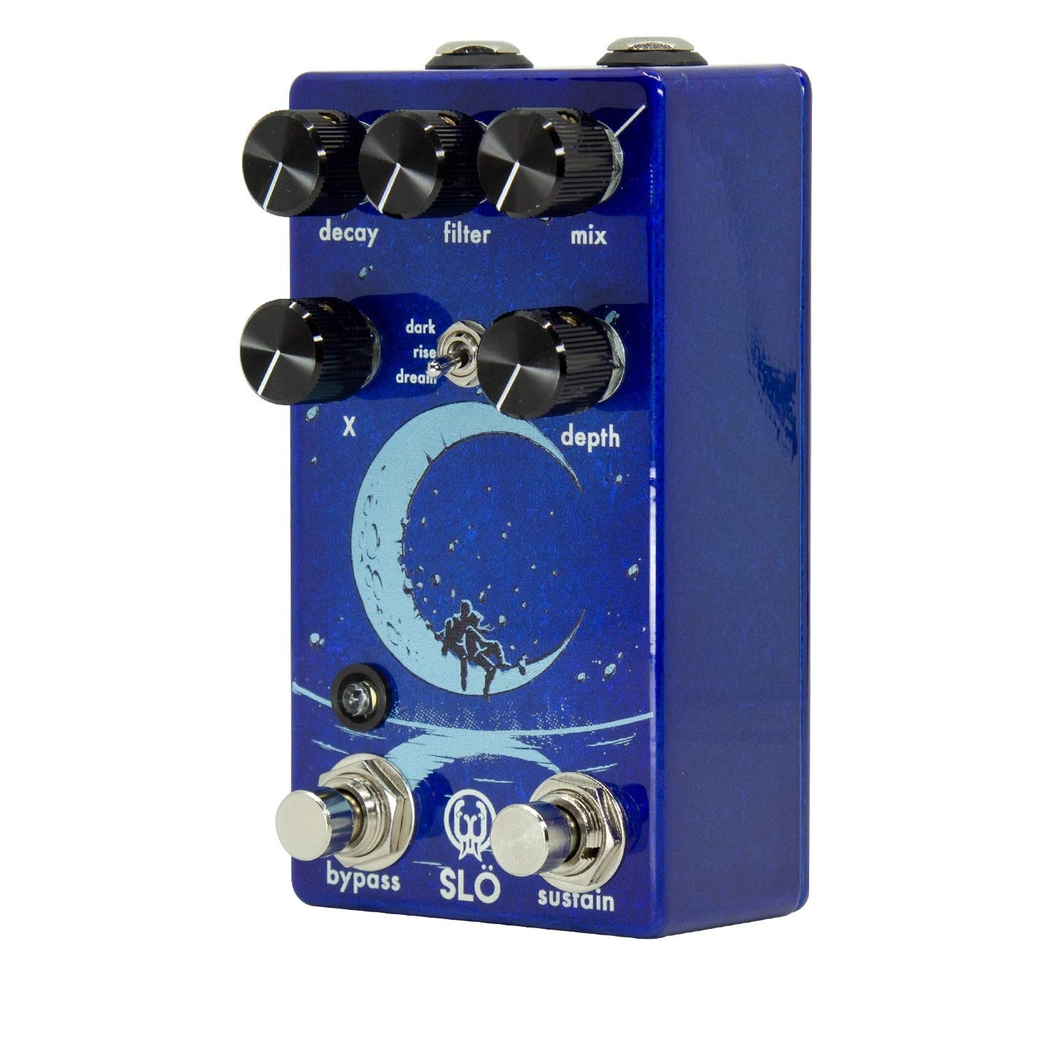 Walrus Audio Slö Multi Texture Reverb Guitar Effects Pedal, Standard (900-1047) & D'Addario Accessories PW-CT-9V DC Power Adapter – Minimize Need to Change Batteries on Pedalboard