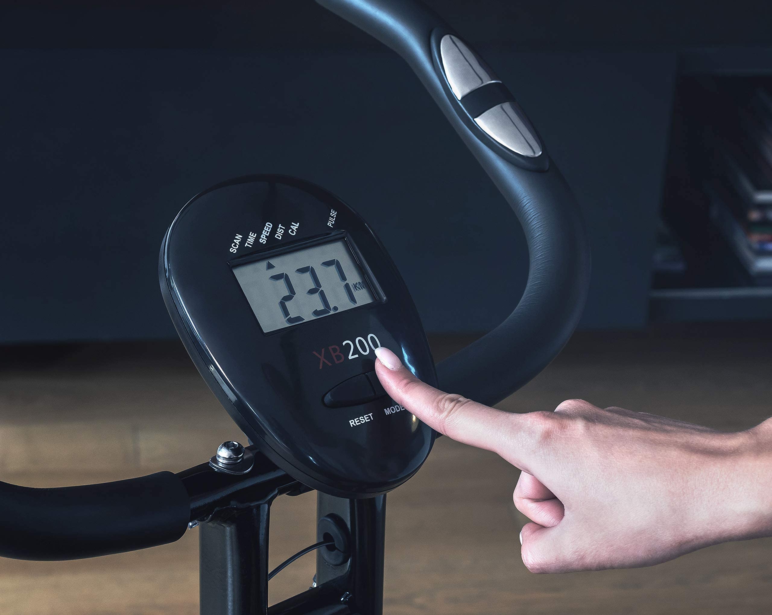 TechFit Folding Exercise Bike | Magnetic F-Bike | Home Recovery Cardio Trainer with Computer and Pulse Sensors