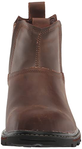 Skechers Men's Blaine Orsen Ankle Boot,Dark Brown,9.5 M US