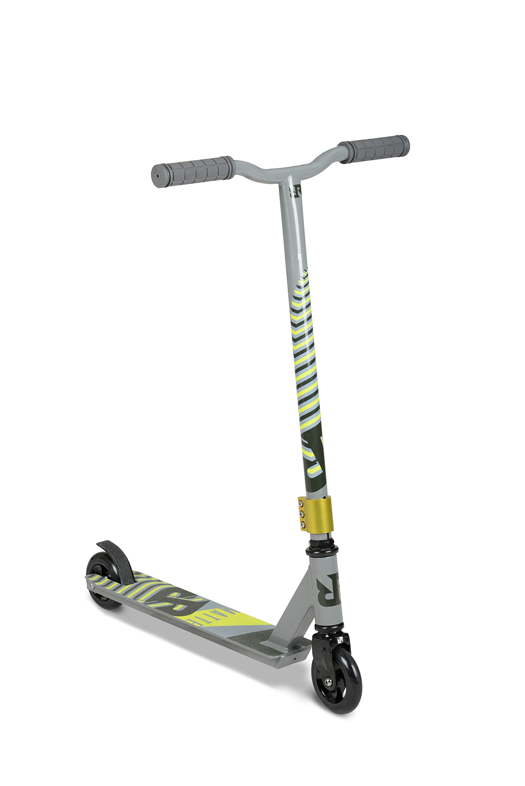 Riprail Matte Stunt Scooter Finished in Ghost Silver with Alloy Deck, Alloy Core Wheels and ABEC-9 Bearings