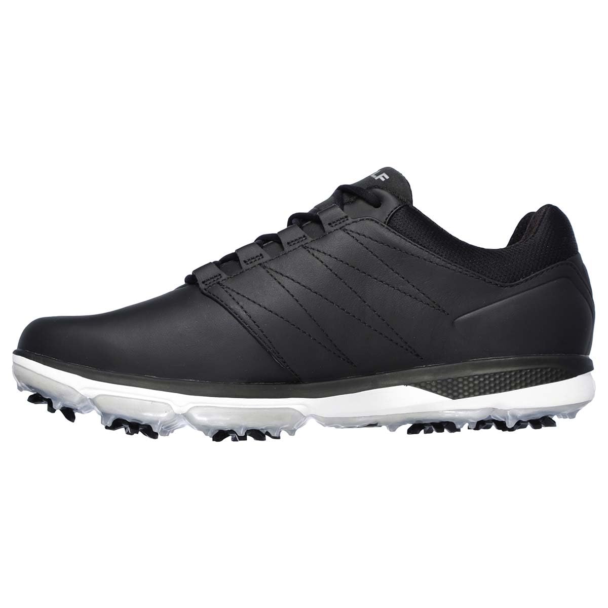 Skechers Men's GO Pro 4 Waterproof Golf Shoe, White/Black, 14 M US