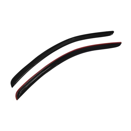Window Visor Compatible with 2010-2014 Ford Mustang Coupe(Not Fits Convertible), Acrylic Smoke Tinted 2PCS Sun Rain Shade Guard Wind Vent Air Deflector by IKON MOTORSPORTS, 2011 2012 2013