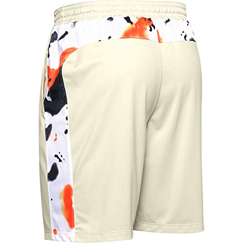 Under Armour Top Step Mk1 Twist Gym Workout Short, Summit White (110)/Gold, Large