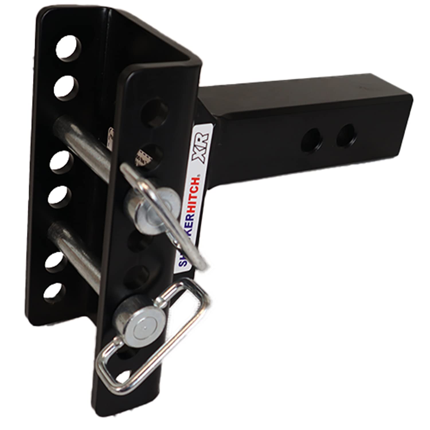 Shocker XR Pintle Hook Drop Ball Mount 4" Drop to 4" Rise, Fits 2" Hitch