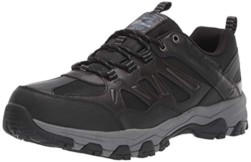Skechers Men's Selmen-Enago Trail Hiking Shoe, Black Oxford, 12 Medium US