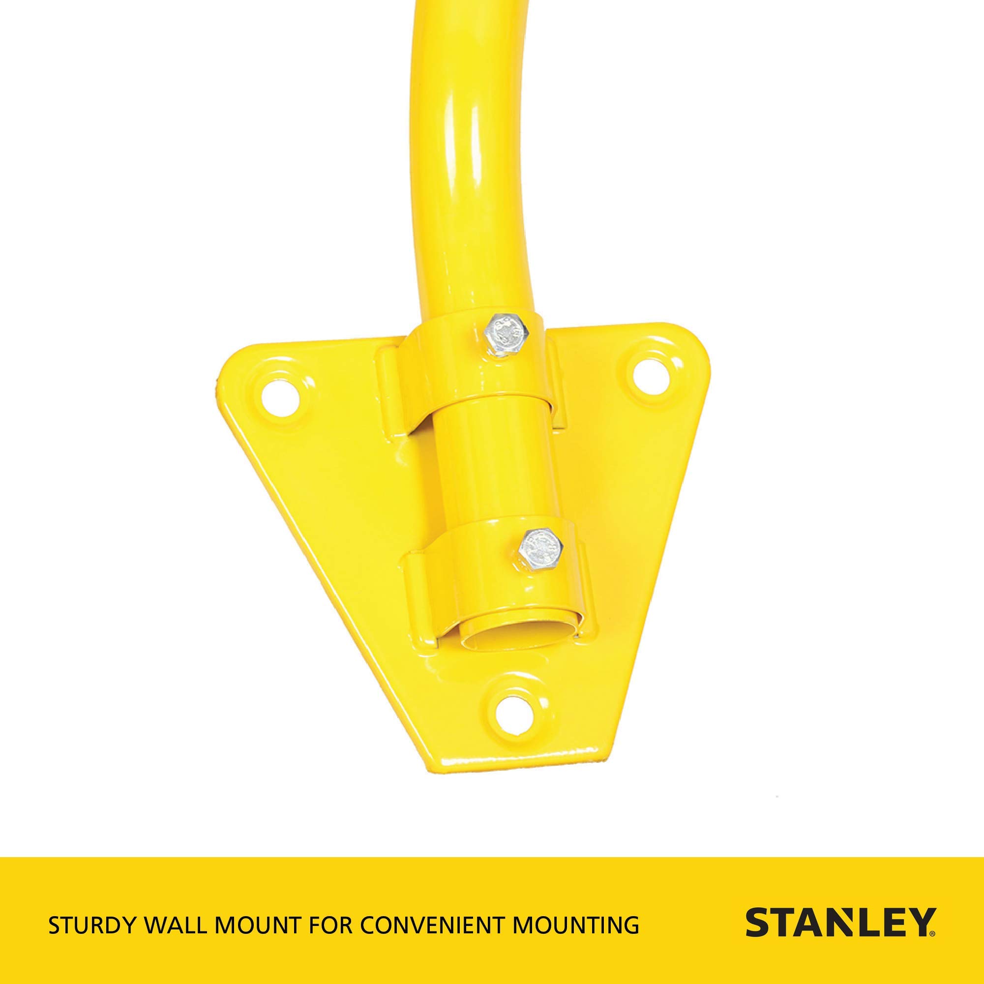 STANLEY 24 Inch Oscillating Industrial High Velocity Wall Mount Fan. Use for Shop, Garage or Warehouse. All-Metal Construction, 3 Speed Settings, Wall Mount Bracket Included (ST-24WOSC)