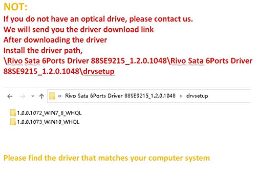 Rivo SATA III PCIe Card, 6 Sata Ports with 6 SATA Data Cables a SATA Powe Splitter Cable, 6 Gb/s SATA Controller PCIe Expression Card with Low Profile Bracket,Support 6 SATA 3.0 Hard Drives ​