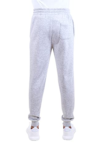 Ultra Game NFL Men's Super Soft Game Day Jogger Sweatpants, Miami Dolphins, Heather Gray, Large